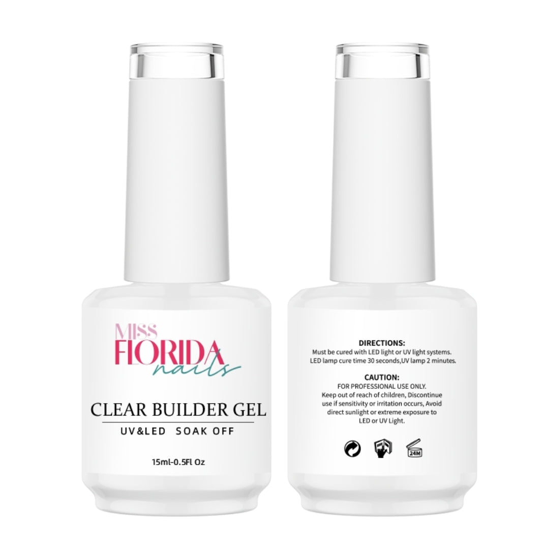 Clear Builder Gel 15ml – Miss Florida Nails